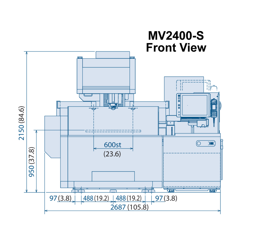 MV2400-S ADVANCE TYPE M800 WIRE EDM - MC Machinery